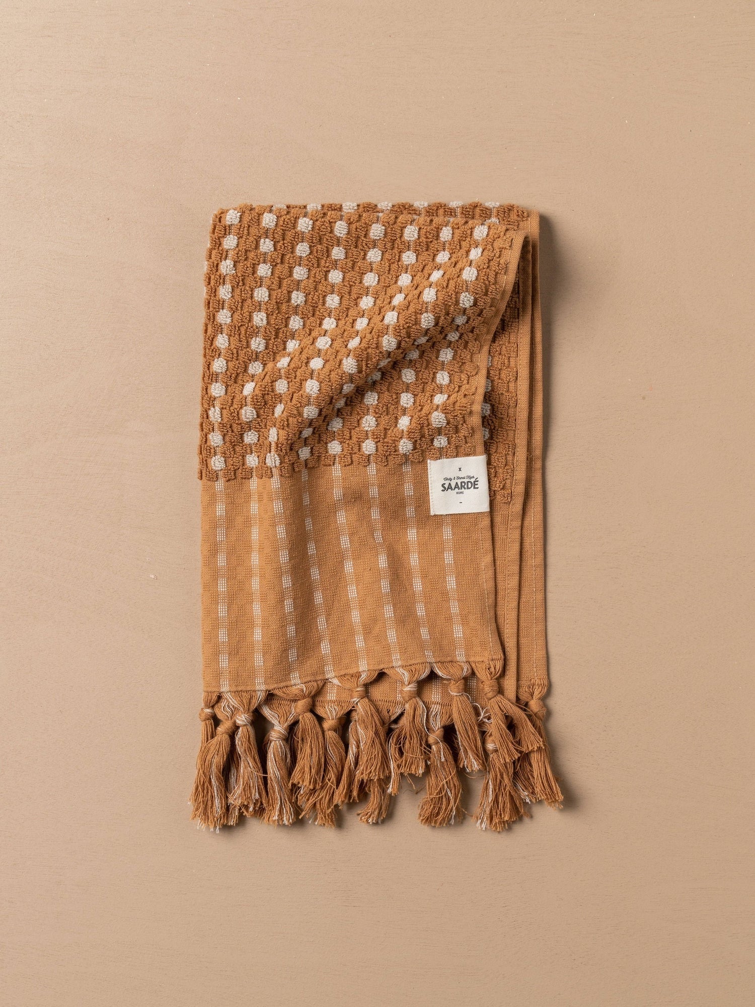 Chickpea Bathsheet Collection - Terracotta Stone